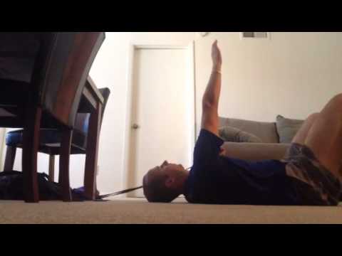 PRI supine right serratus punch and apical expansion with resisted left ...