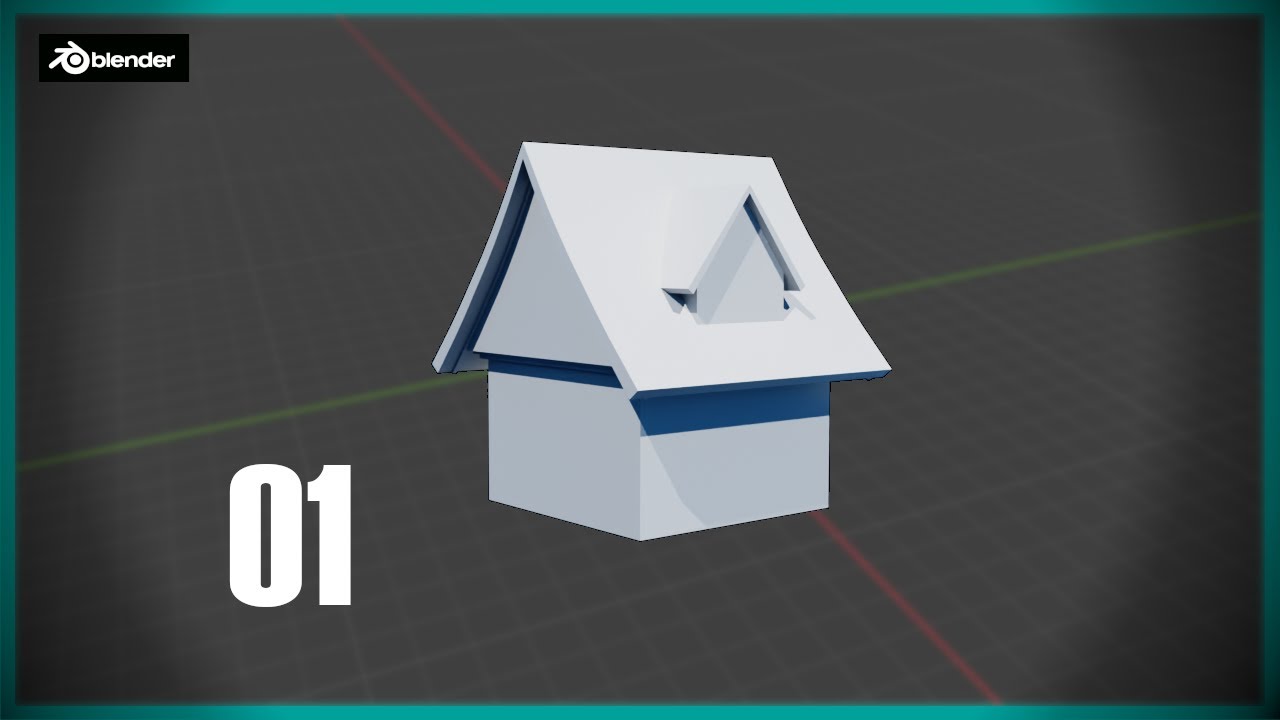 Modéliser une MAISON dans Blender – Départ du Projet Volant ! (Ép. 1 ...
