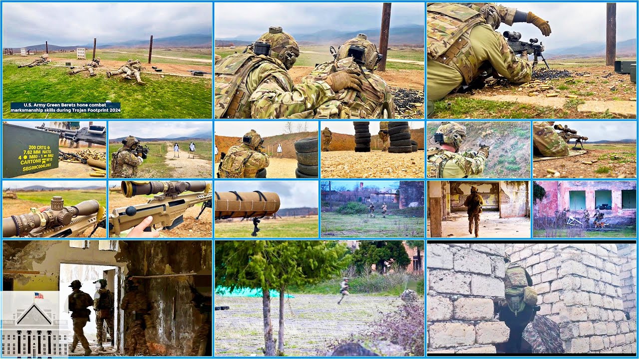 U.S. Army Green Berets Sniper Training | Trojan Footprint 2024 - YouTube