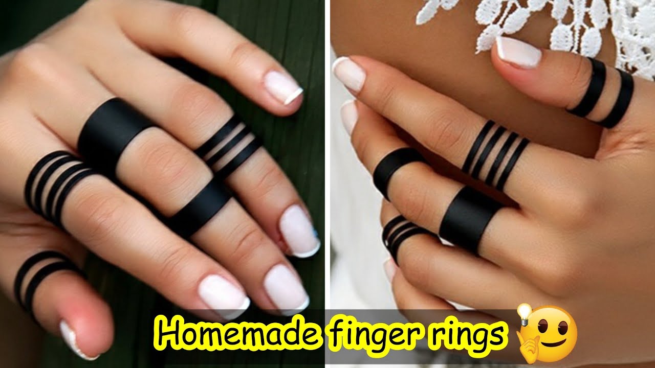 How to make ring at home||how to make ring with paper||diy ring ...