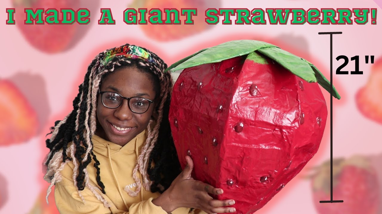 Making a Giant Strawberry! - YouTube