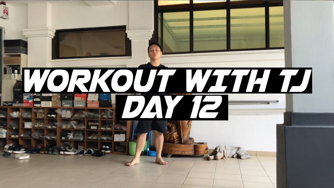 Workout With TJ: 14 Days Home Quarantine Workout - Day 12 - YouTube