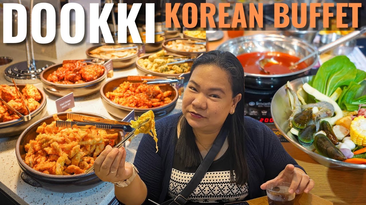 DOOKKI KOREAN BUFFET RESTAURANT AT SM NORTH EDSA! - YouTube