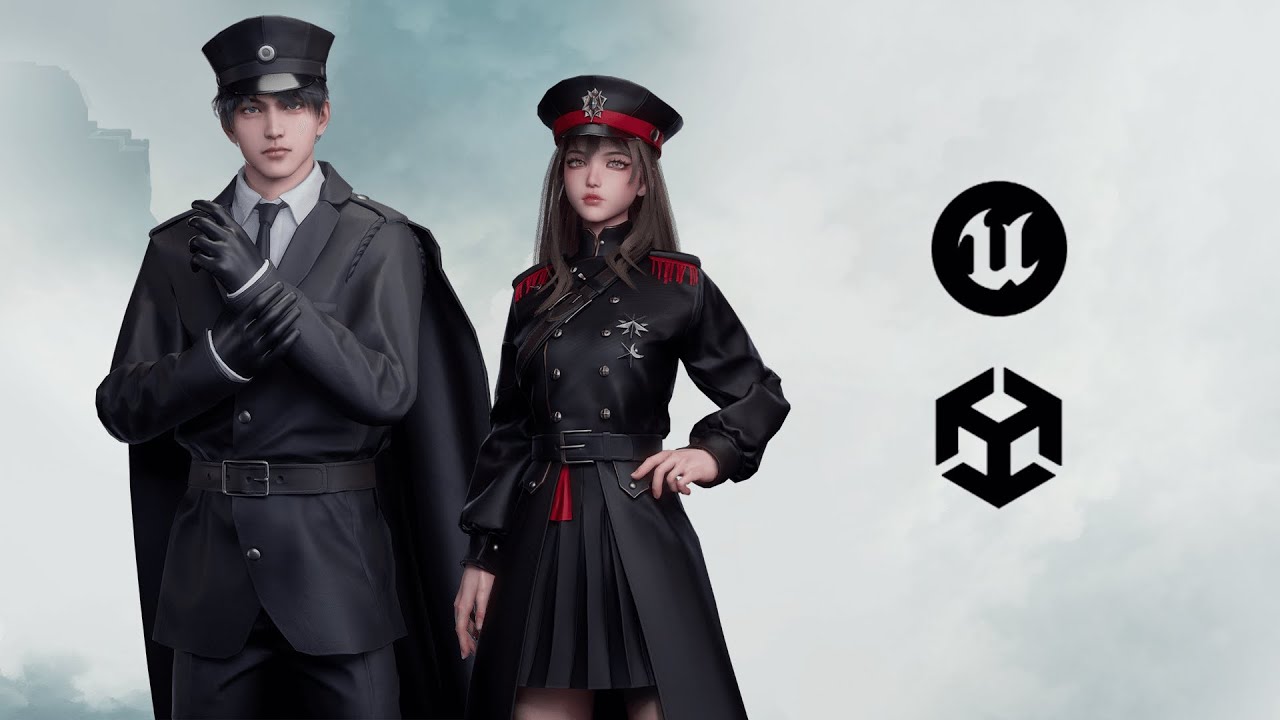 PREVIEW - GAME-READY 3D Character - Commander Shikikan - YouTube