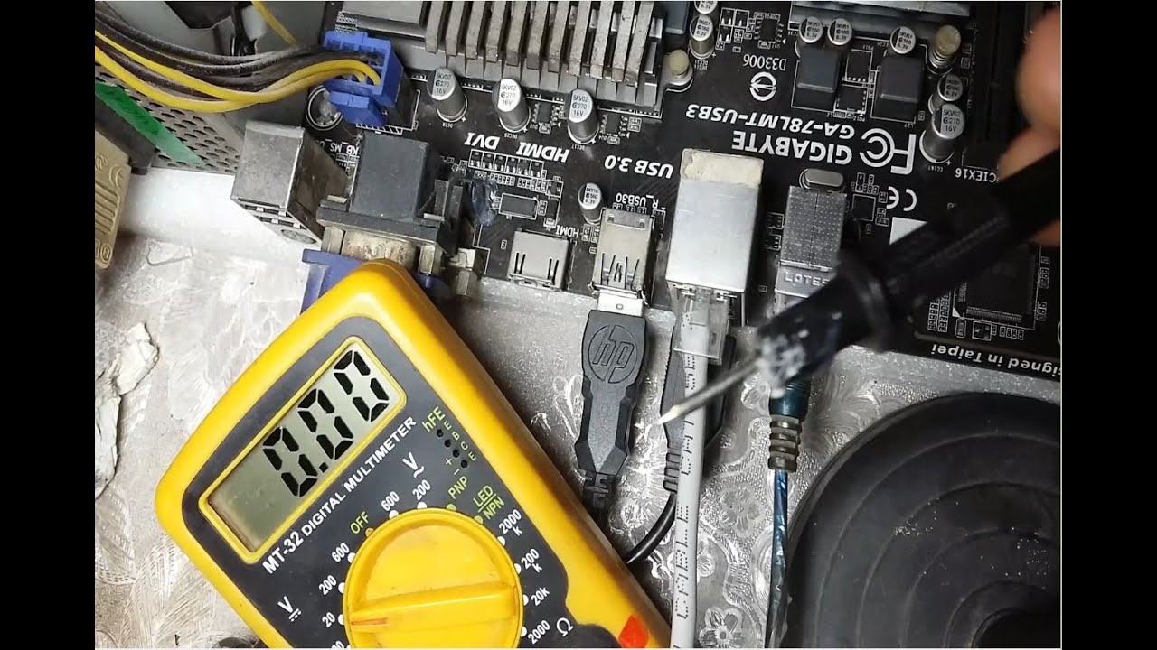 GIGABYTE GA-78LMT-USB3 (Part 3) USB Repair Full Solution - YouTube