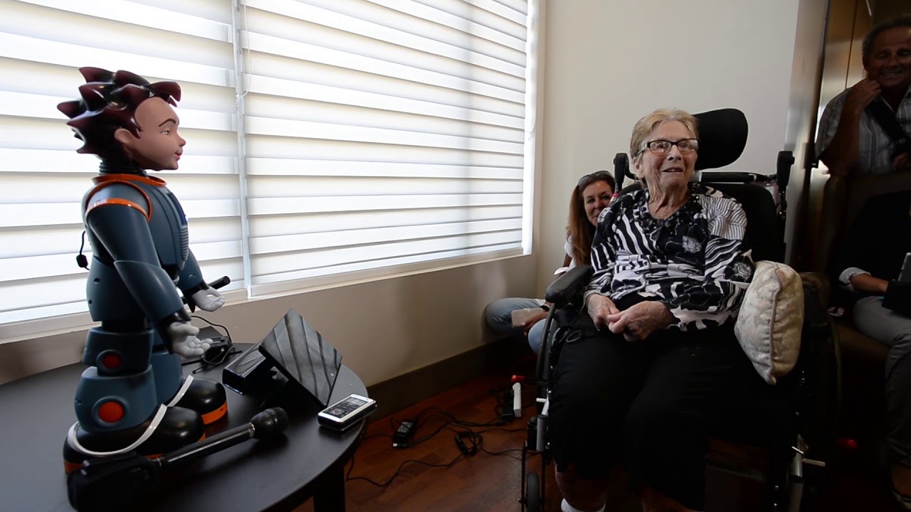 Researchers unveil the "Ludwig” robot for Alzheimers patients - YouTube