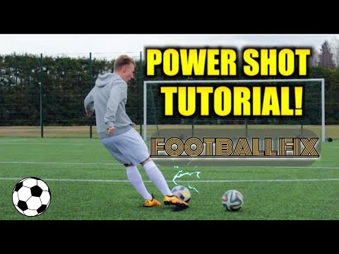 HOW TO IMPROVE POWER SHOT.....⚽| Football Fix. Tips and tricks - YouTube