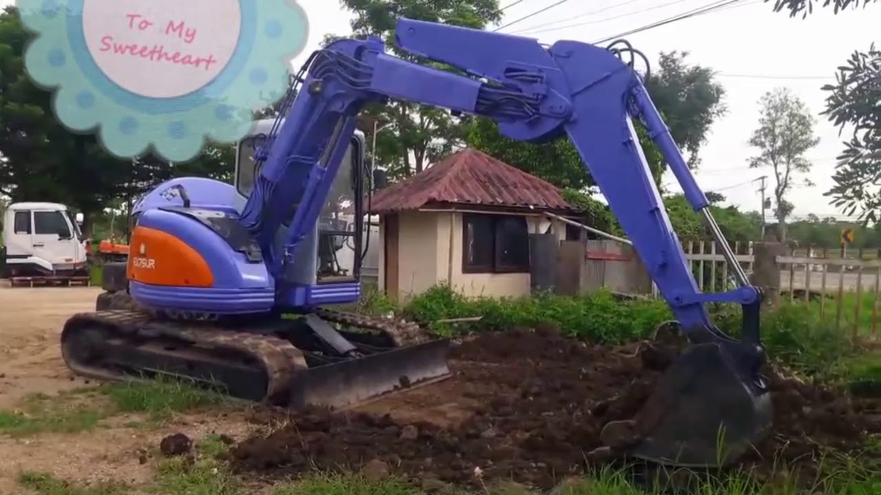 HITACHI EX75UR-3 - YouTube