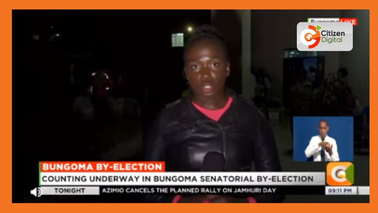 Counting underway in Bungoma senatorial by-election - YouTube