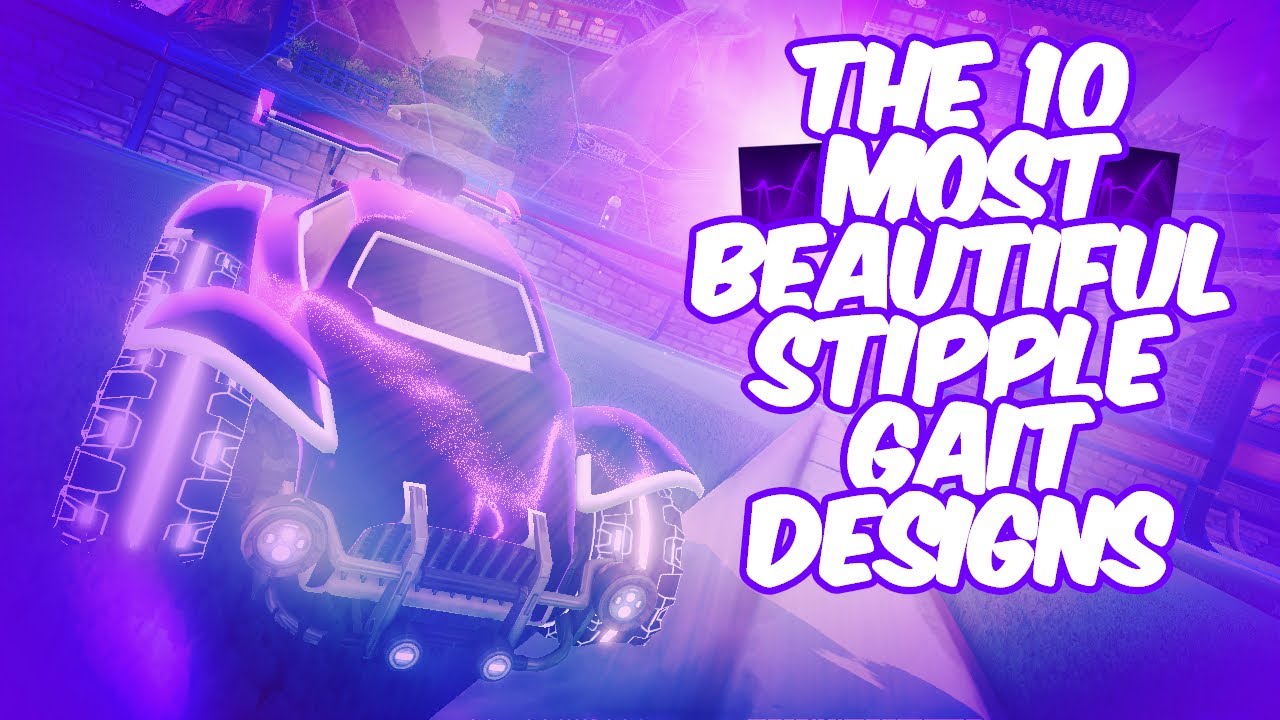 The 10 Most Beautiful Stipple Gait Designs! (Rocket League Car Designs ...