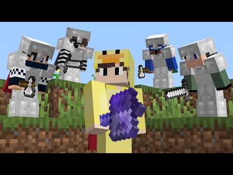 Minecraft Mace Manhunt ama 4 AVCIYA Karşı