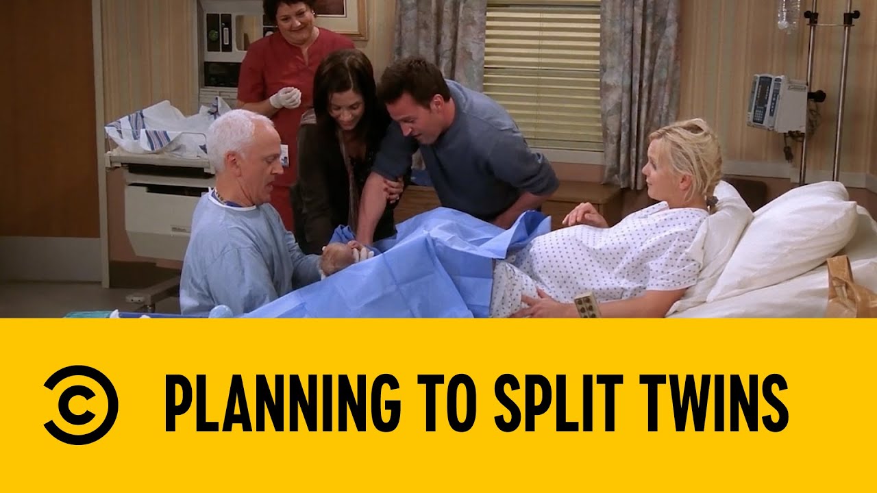 Planning To Split Twins | Friends | Comedy Central Africa - YouTube