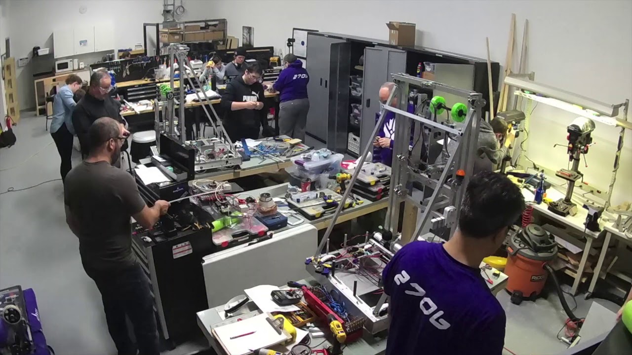 FRC Team 2706 - 2019 Bag and Tag Timelapse (Launch Pad) - YouTube