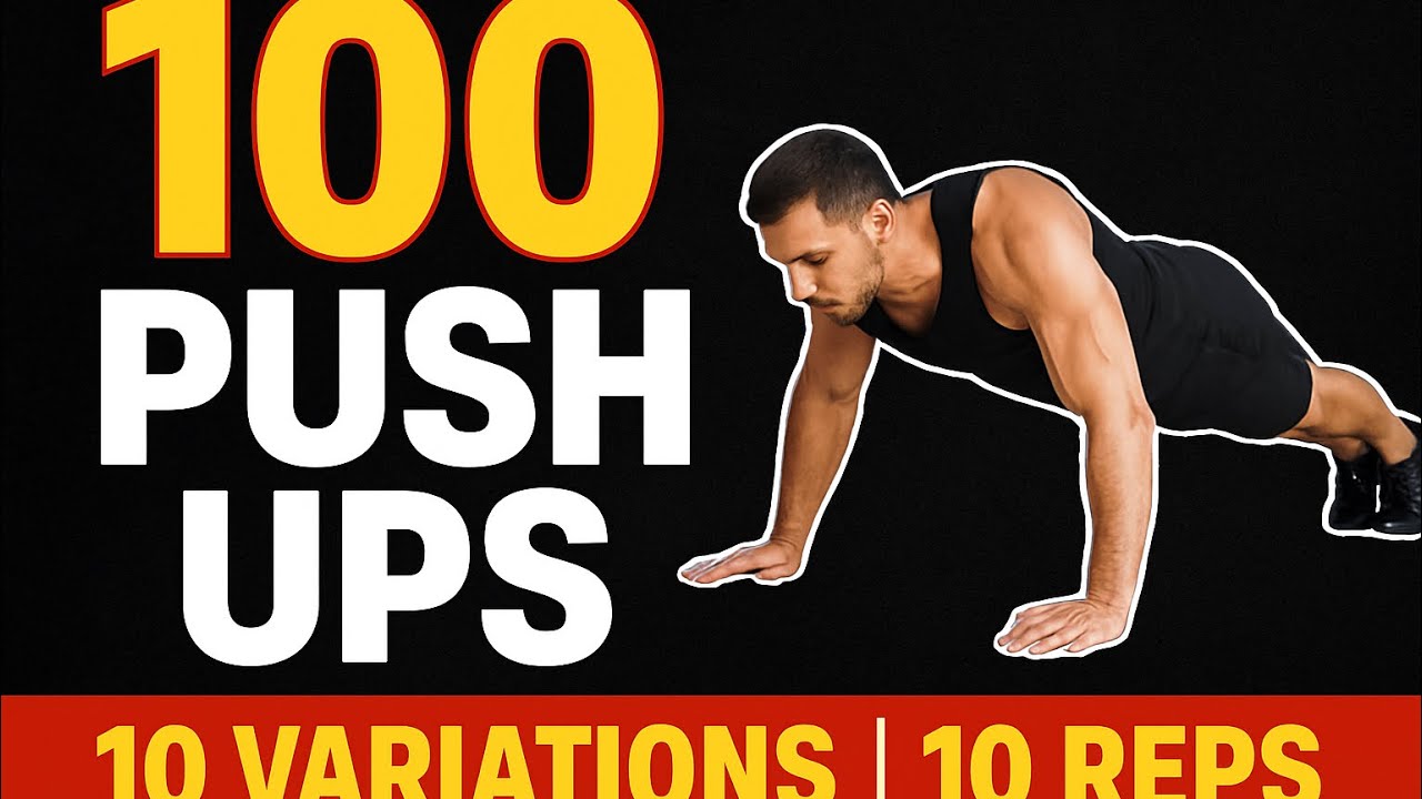 10 Push-Up Variations = 100 Reps Challenge! - YouTube