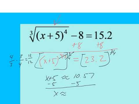 U2L5 Solving Complex Power Equations with Calculator - YouTube