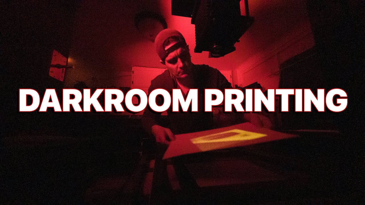 Darkroom Printing - Black and White Film Photography - YouTube
