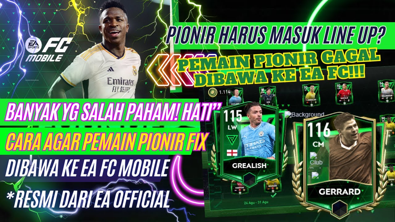 BANYAK YG SALAH! TIPS PERSIAPAN EA FC MOBILE! PEMAIN PIONIR HARUS MASUK ...