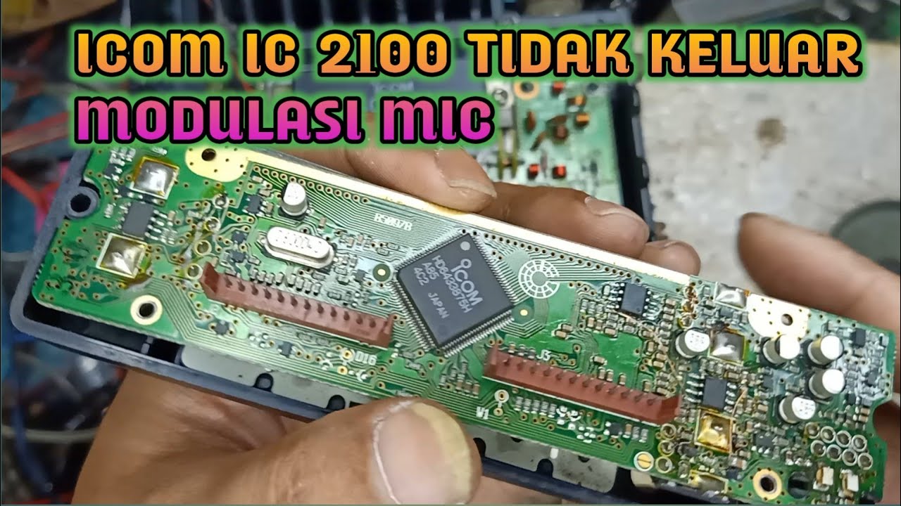 icom ic 2100 tidak keluar modulasi mic@WElektronik - YouTube