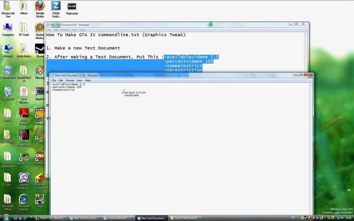 How To make commandline.txt - YouTube