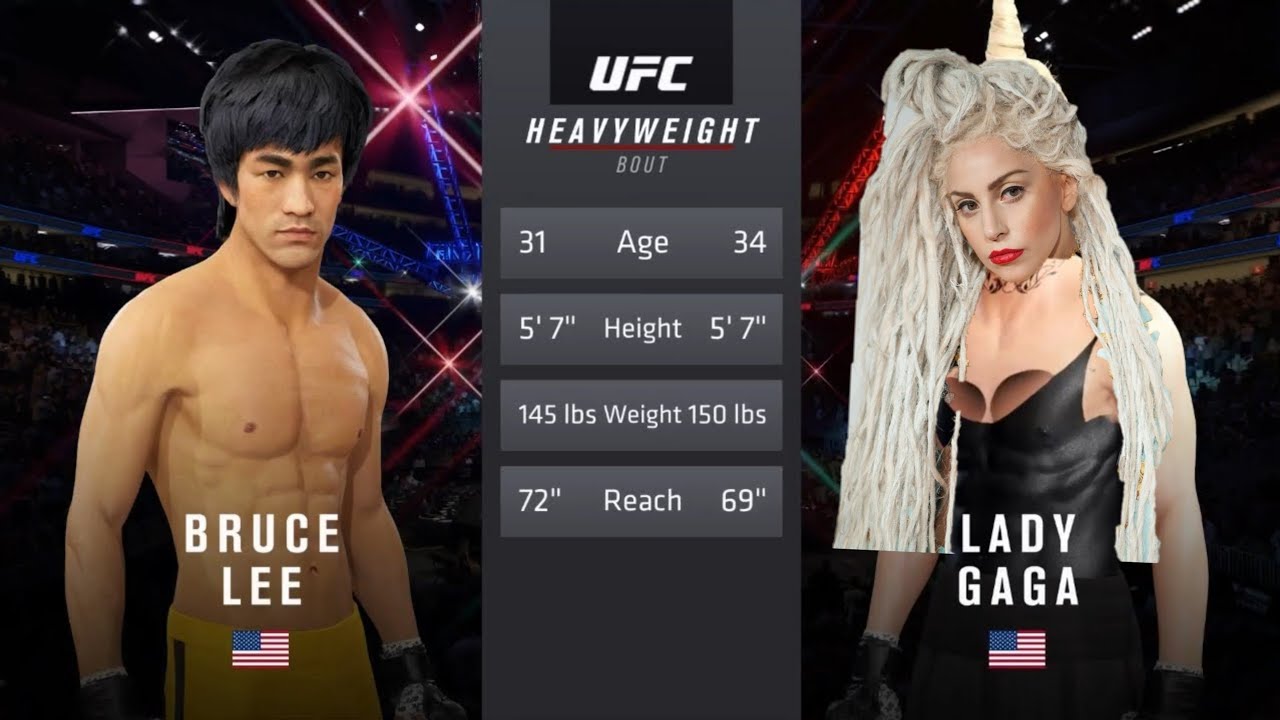 UFC4 | Bruce Lee vs. Lady GaGa (EA Sports UFC 4) - YouTube