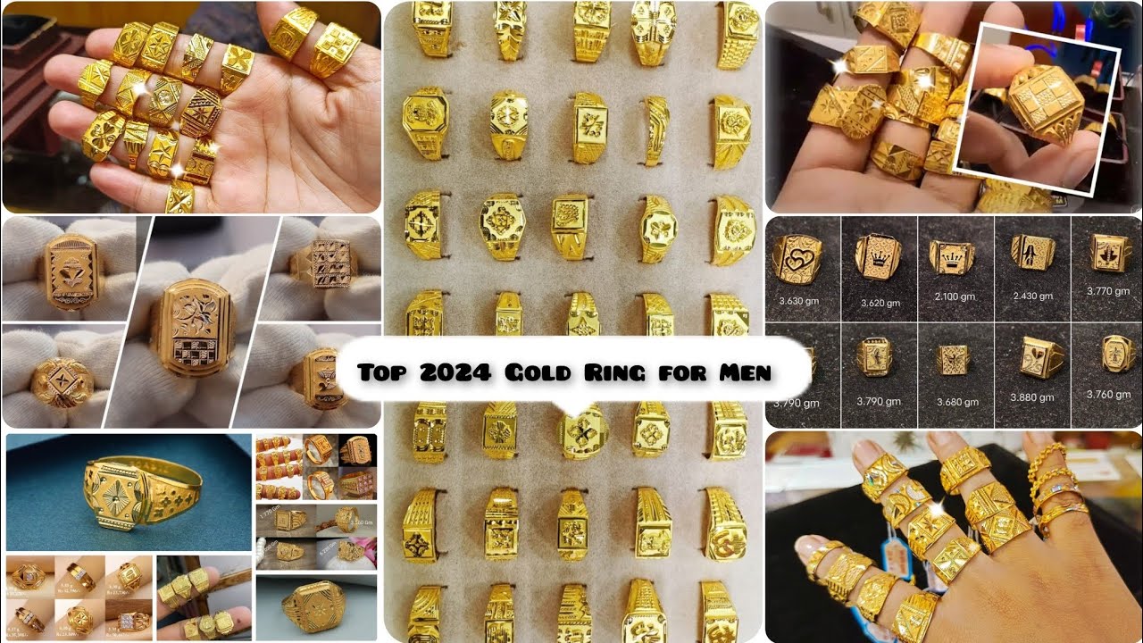 Gold Ring for Men 2024 l Latest Trending Gold Ring Designs for Men l ...
