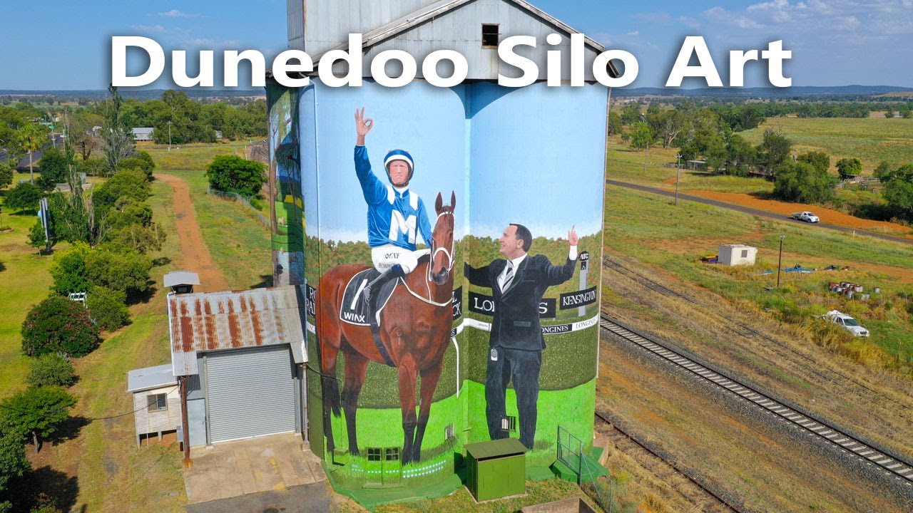 Dunedoo Silo Art - YouTube