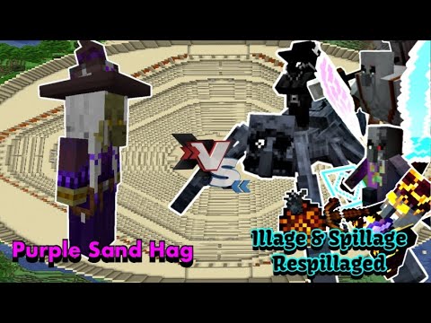 Purple Sand Hag VS Illage & Spillage - Respillaged | Minecraft |Mobs ...