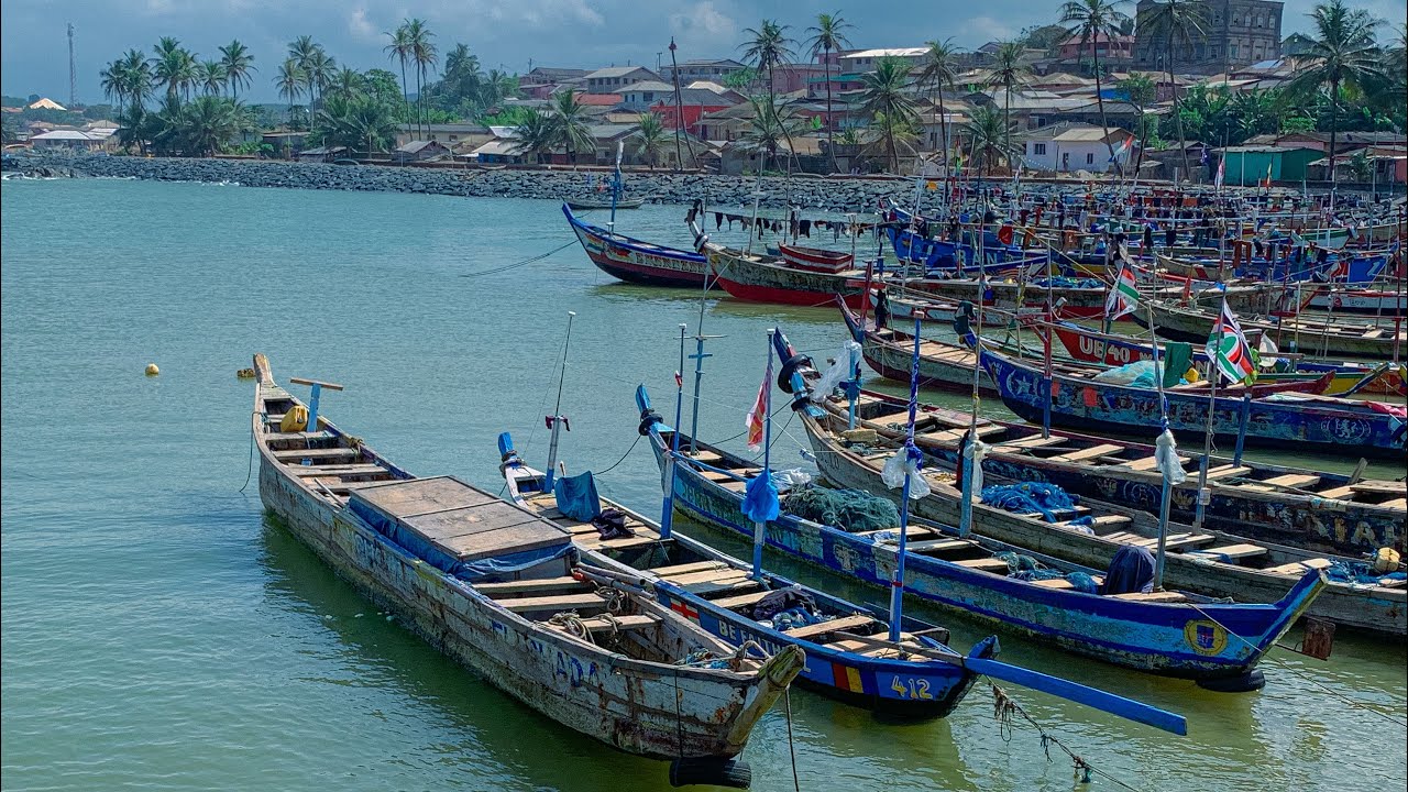 The beautiful shoreline of Axim || Western Region || Ghana - YouTube