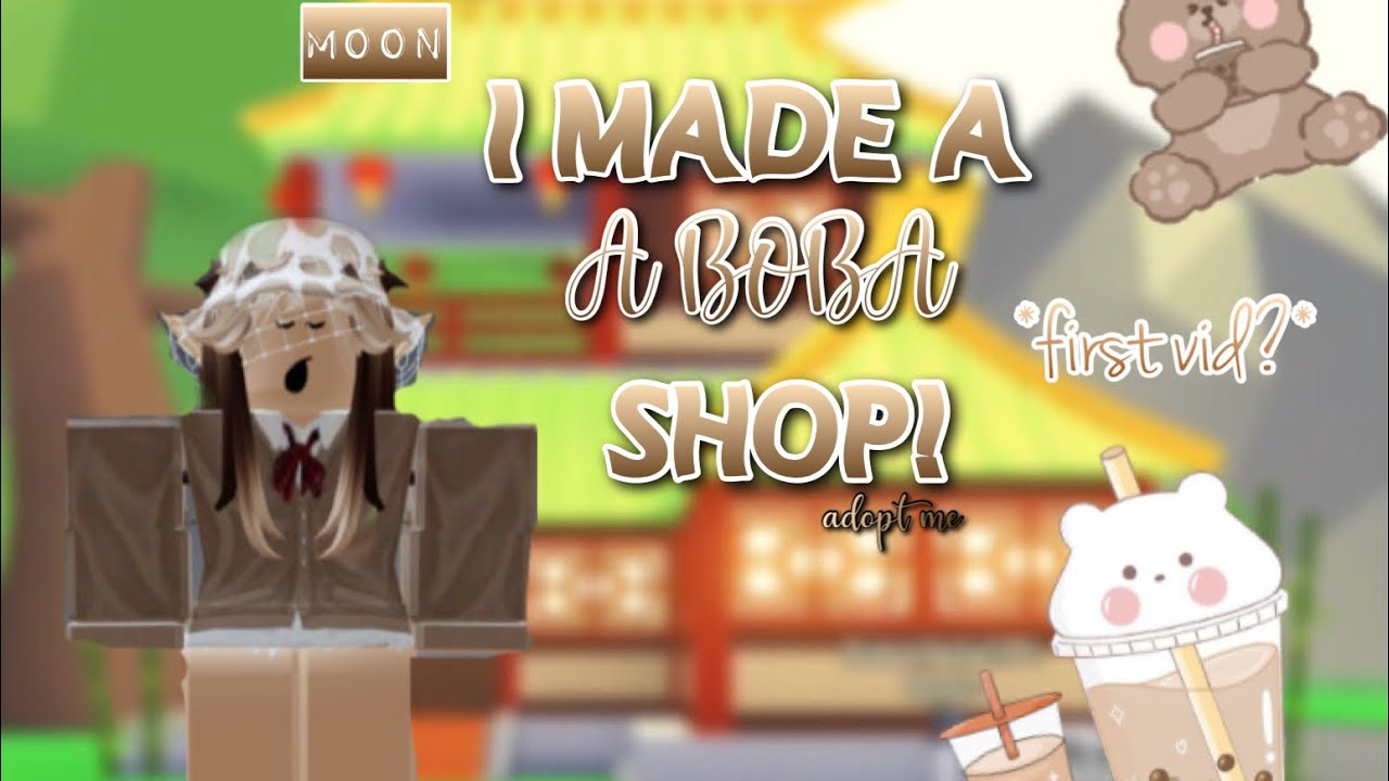 I CREATED MY *OWN* BOBA SHOP! (First video) part 1 🧋 |moon| - YouTube
