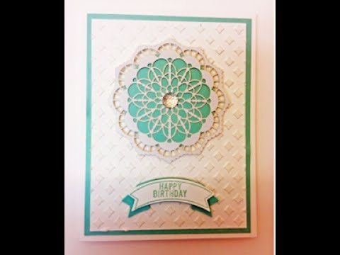 Stampin' Up! Embossing Paste And Pattern Party Decorative Masks Card ...