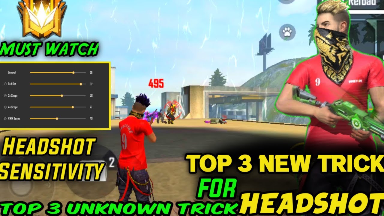 [ Real Trick ] HeadShot Latest Trick For Headshot Setting Every Shot On ...