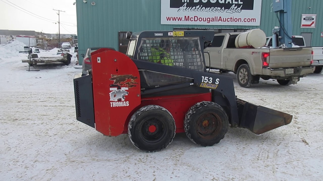 2002 Thomas 153S Skidsteer - YouTube