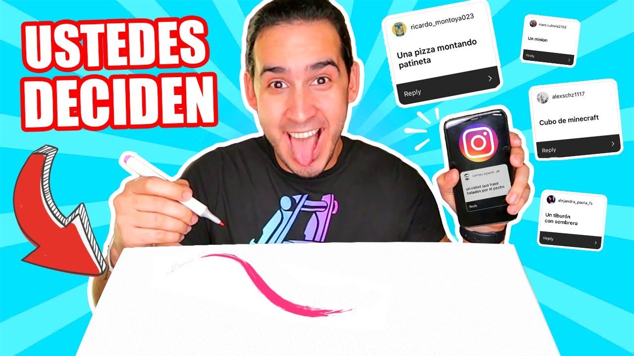 MIS SEGUIDORES DECIDEN MI DIBUJO y Esto fué lo que Salió ! HaroldArtist ...