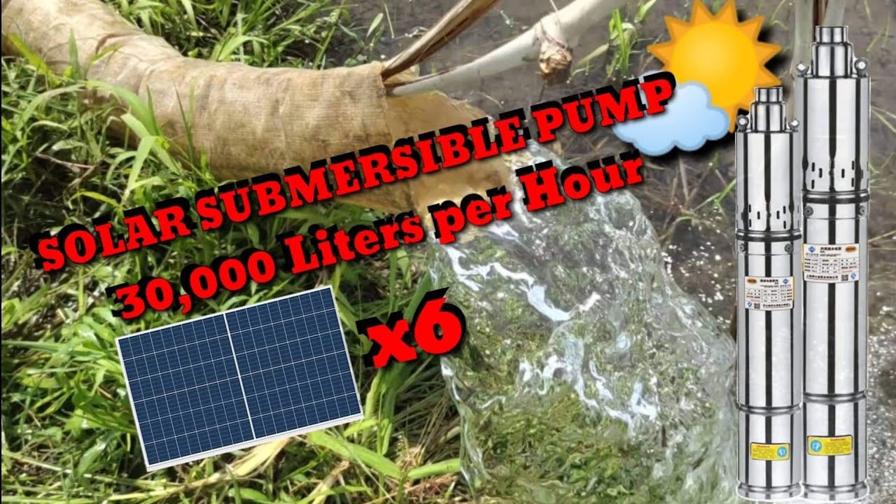 SOLAR SUBMERSIBLE PUMP 180METERS LIFT - YouTube