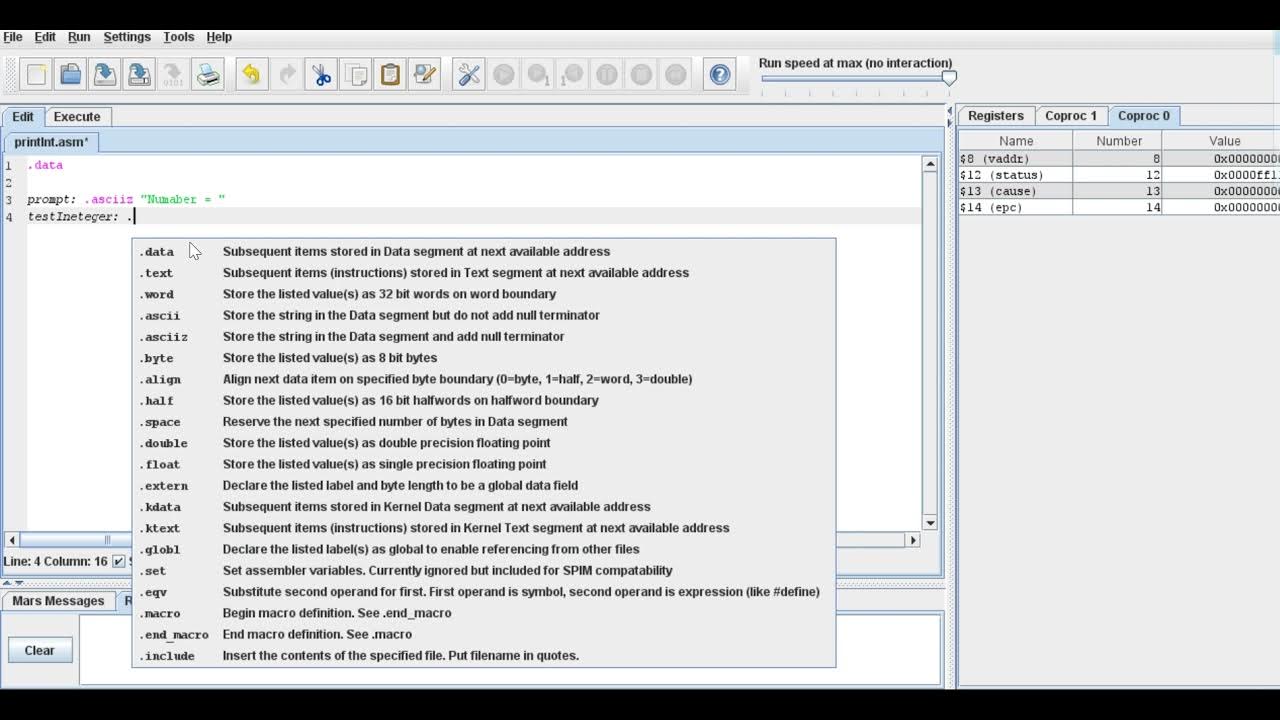 MIPS Tutorial 2 | Input/Output | Printing an Integer - YouTube