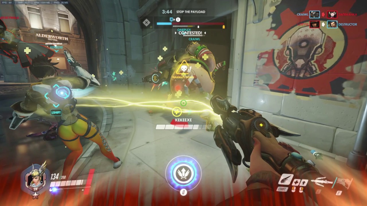 Overwatch Gameplay - Alienware R3 13 - YouTube