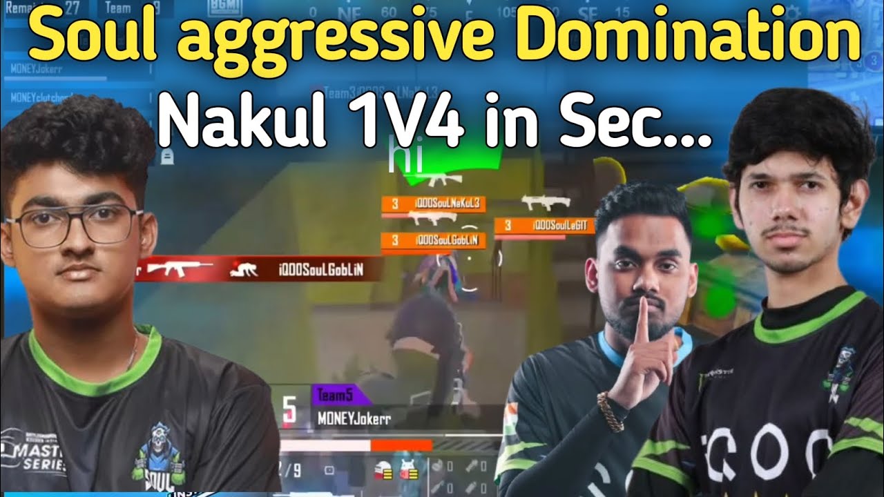 Team iqoosoul Nakul 1v4Sec... 📈 Full Domination 😱🚀 - YouTube