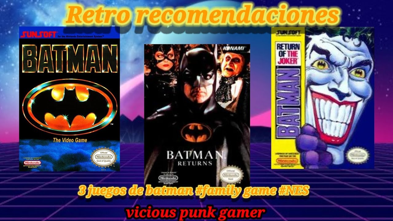 3 juegos de batman de family game (NES) - YouTube