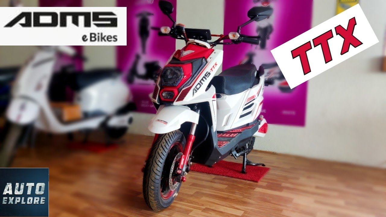 ADMS TTX Electric scooter | 2023 | ADMS ebikes | Auto Explore - YouTube