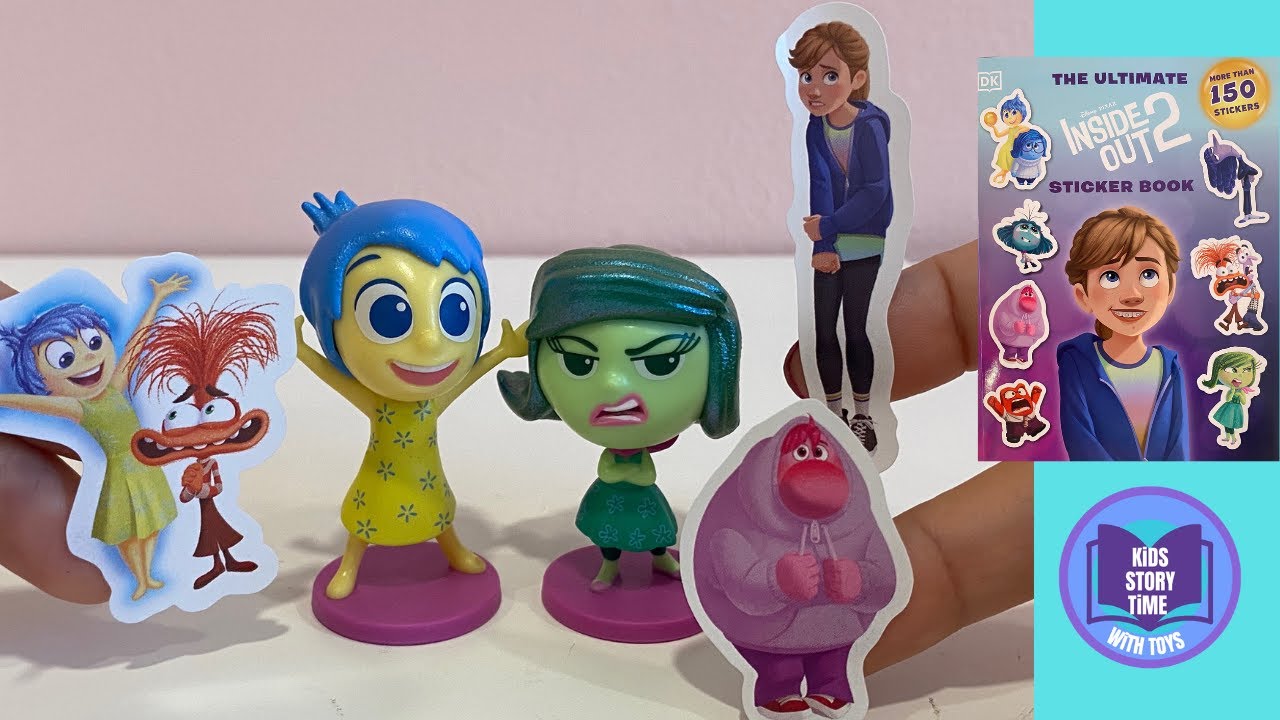 INSIDE OUT 2 ACTIVITY PLAY! - The Best Sticker Game & Read Along - YouTube