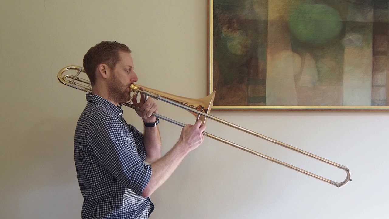 B Major Arpeggio - Trombone - YouTube