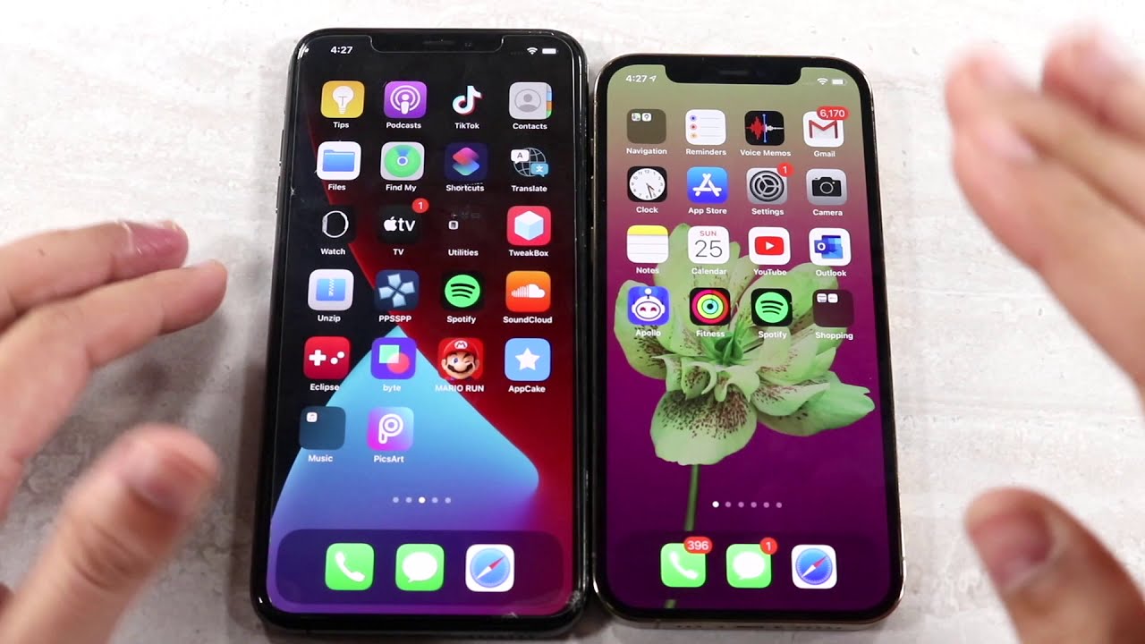 iPhone 12 Pro Vs iPhone XS Max Speed Comparison - YouTube