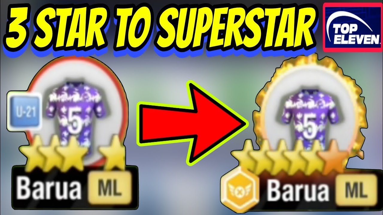 How to create a Superstar Player from 3 stars in Top Eleven 2025 - YouTube