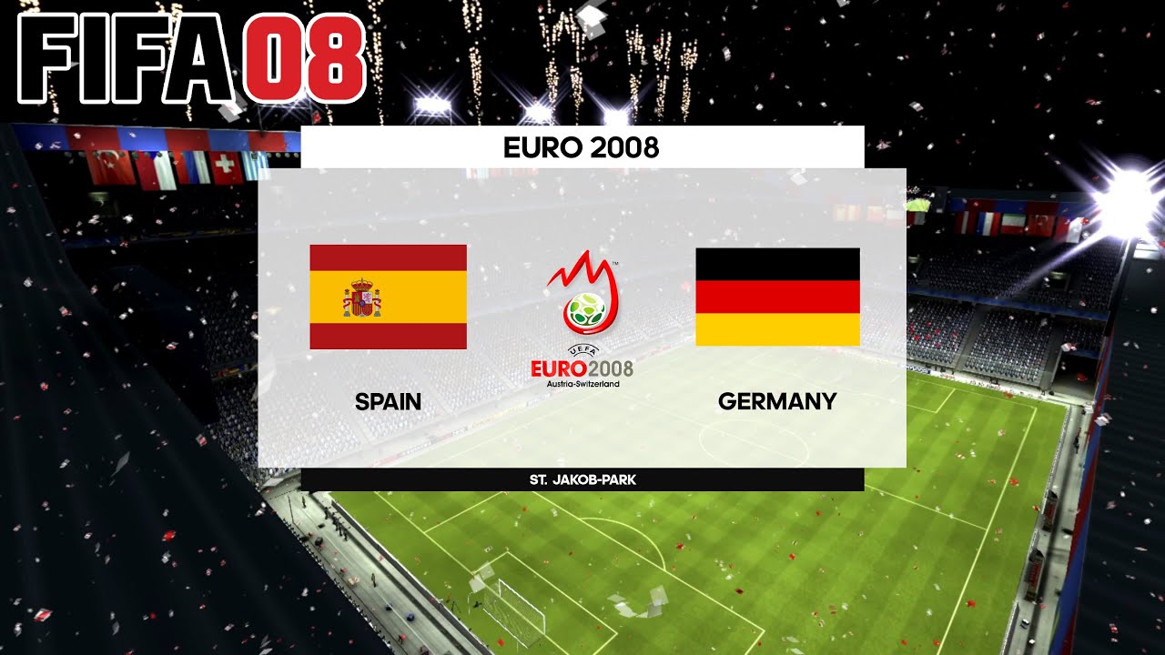 UEFA Euro 2008 (FIFA 08) - Spain vs Germany - Gameplay PS3 HD [RPCS3 ...