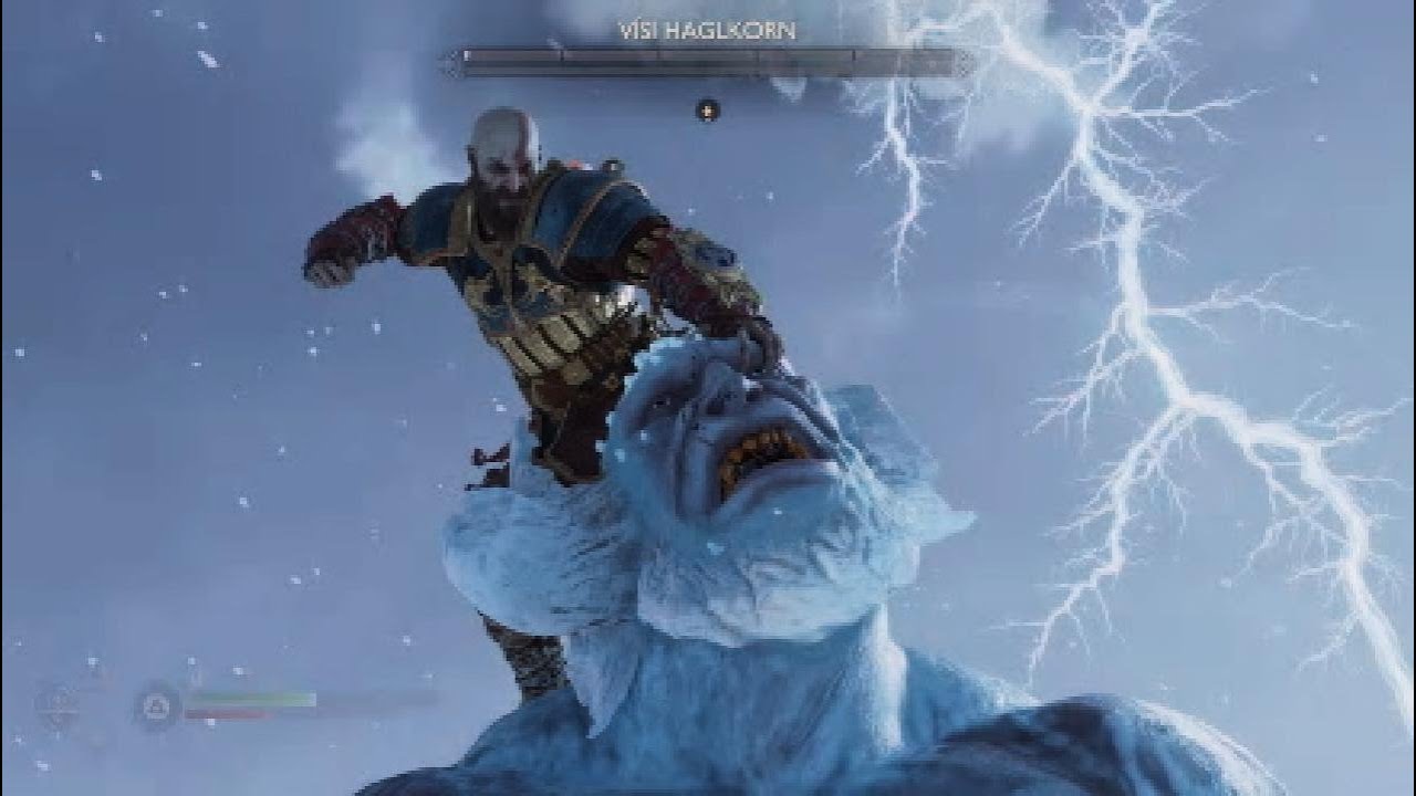 GOW God of War Ragnarok - 2022 - Frost Giant Fight in Midgard - YouTube