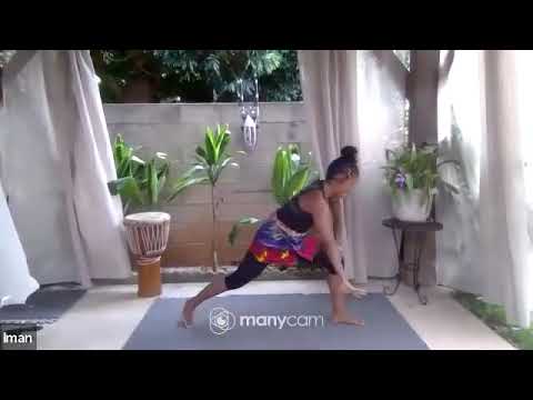 Imani Dance Fitness West African Dance warm-up with Iman - YouTube