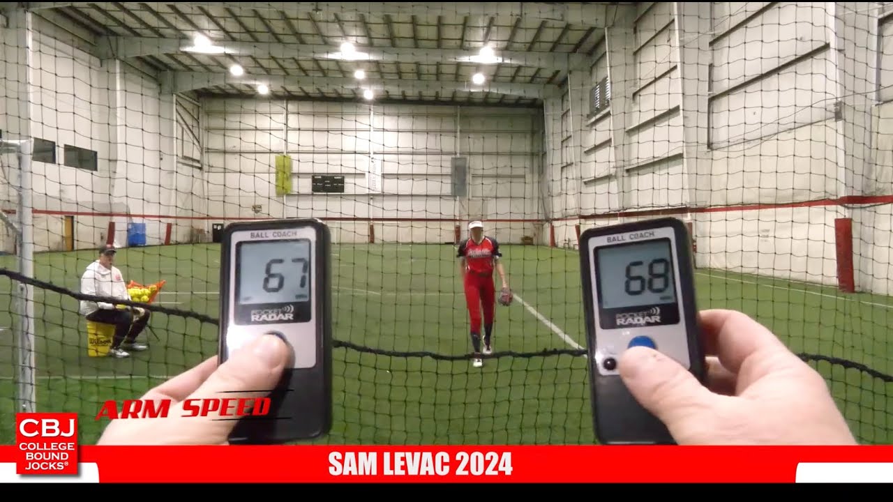 Sam Levac 2024 Outfielder/Pitcher Softball Skills Video - YouTube
