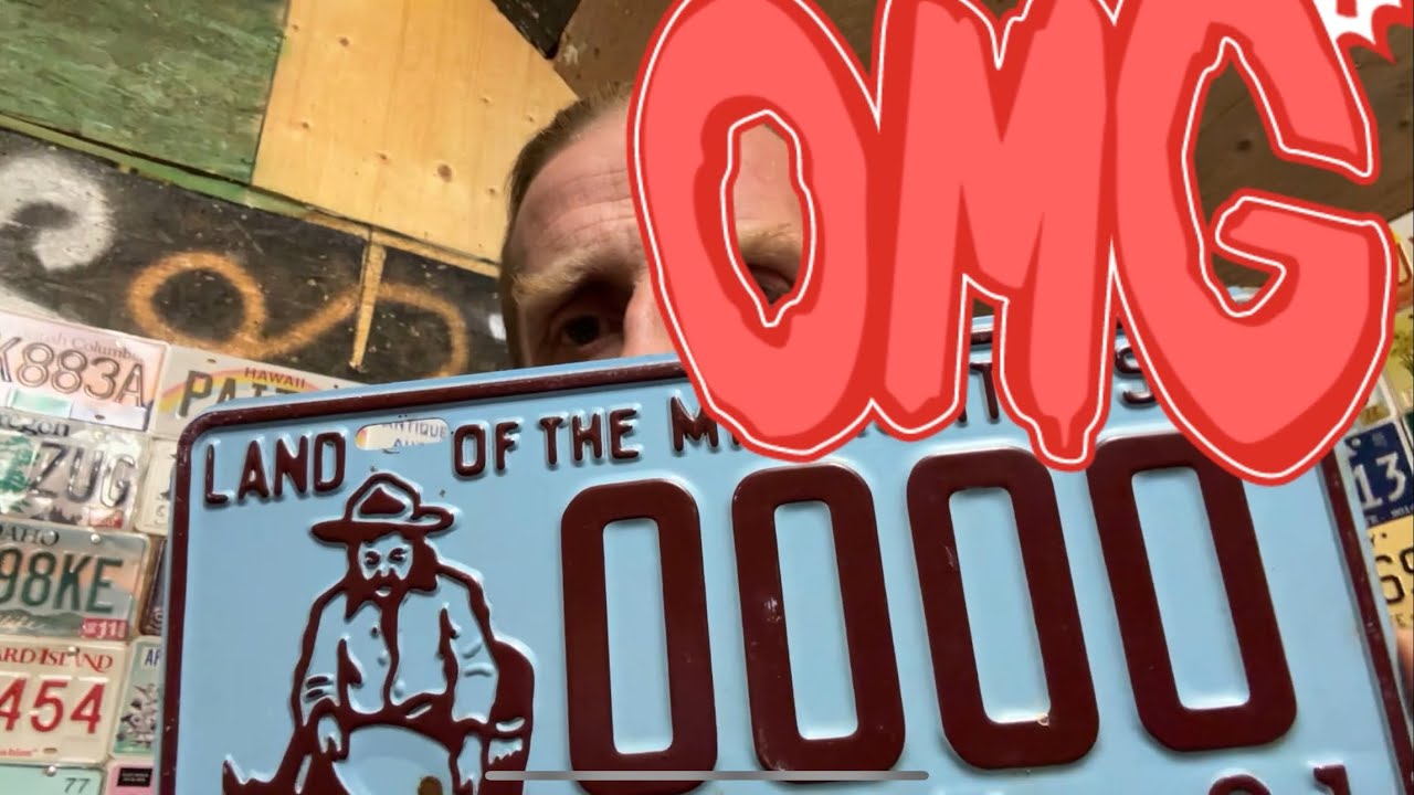Mystery license plate package 247 - YouTube