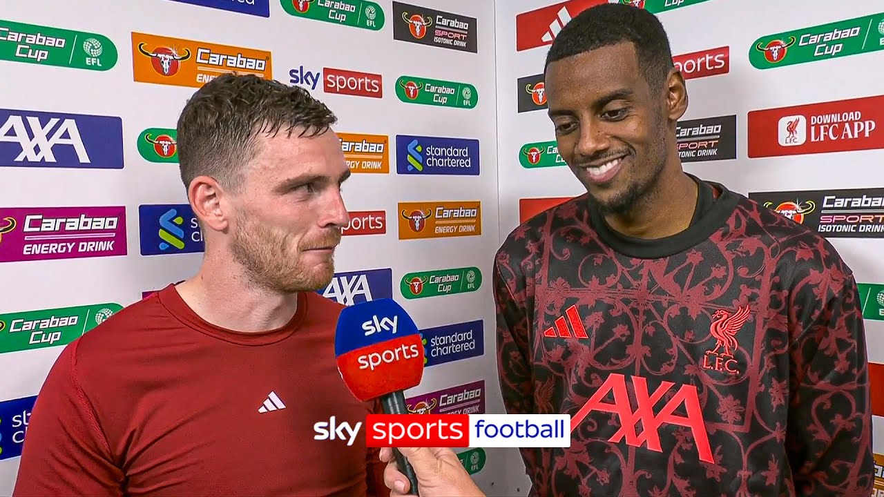 "I feel good" | Alexander Isak reacts after scoring his first Liverpool ...