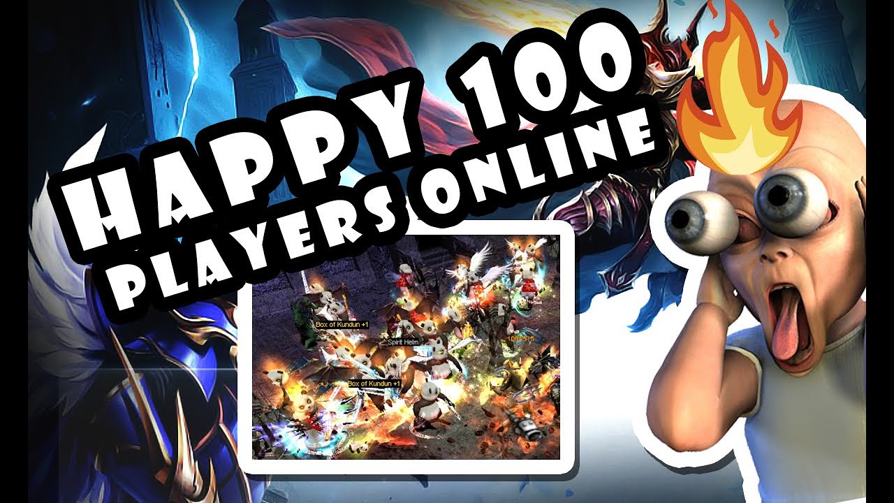HAPPY 100 ONLINE PLAYERS! - YouTube